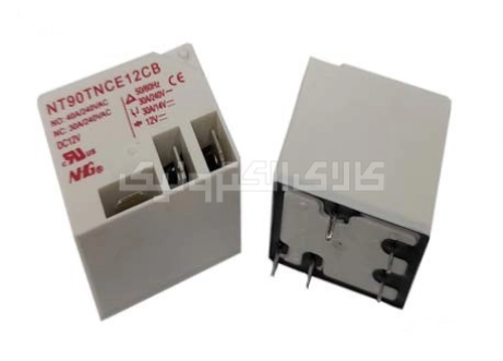 کالای الکترونیک | رله کولری (NT90) 12 ولت 1 کنتاکت 40-30 آمپر NHG | NT90TNCE12CB-12VDC